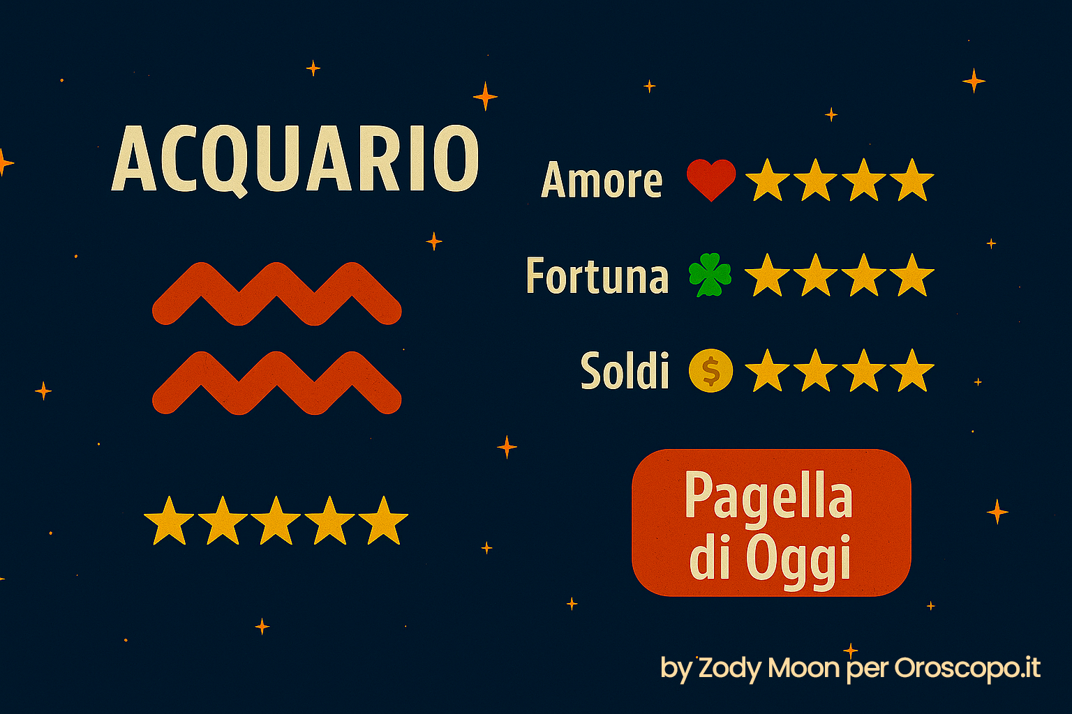 Oroscopo Acquario di oggi: Amore, Lavoro e Fortuna - Oroscopo.it