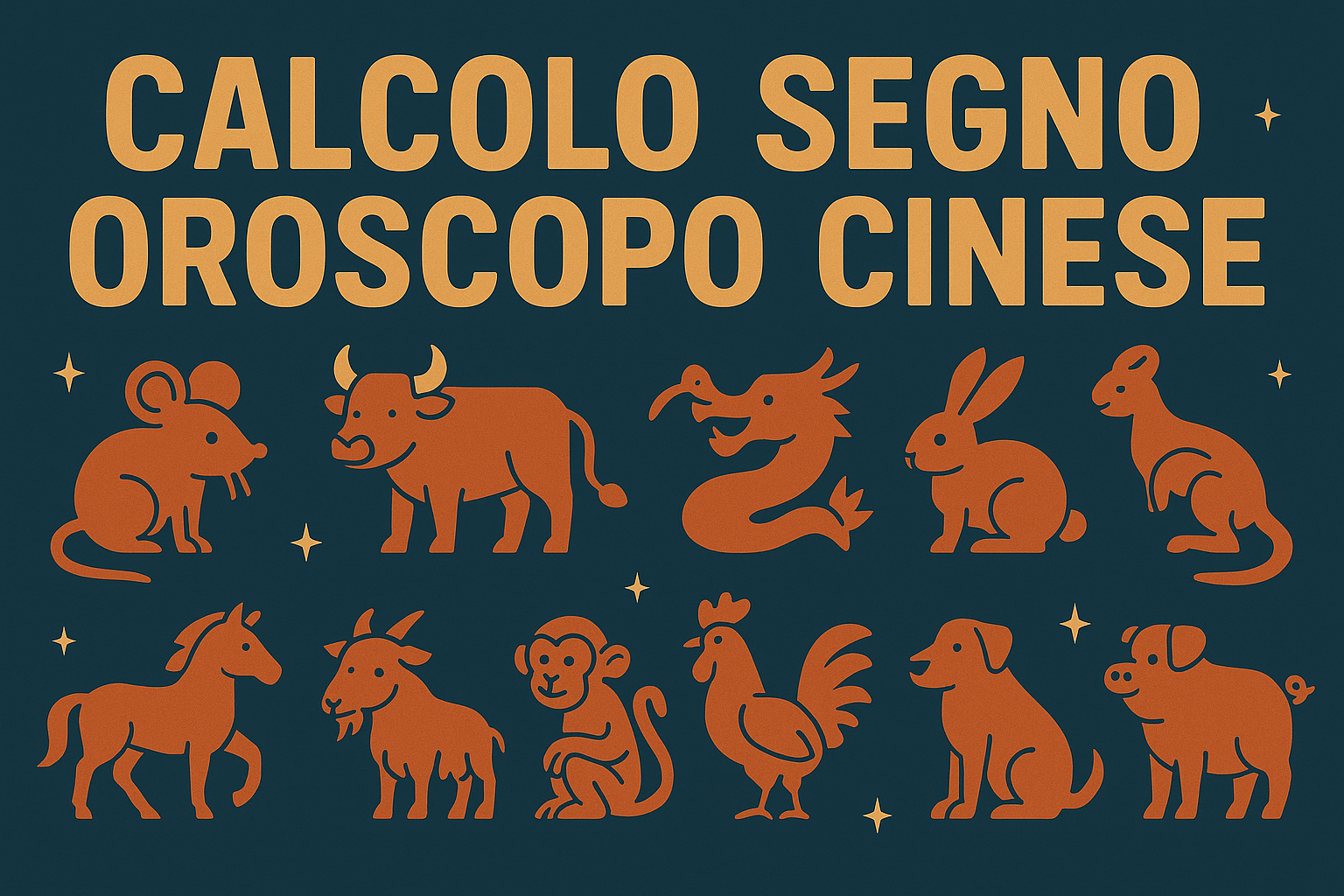 Calcolo del segno dell'oroscopo cinese. Scopri il tuo animale zodiacale ...